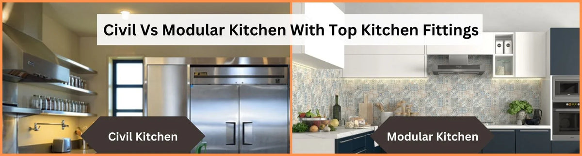 Civil Vs Modular Kitchen With Top Kitchen Fittings – Ruhe