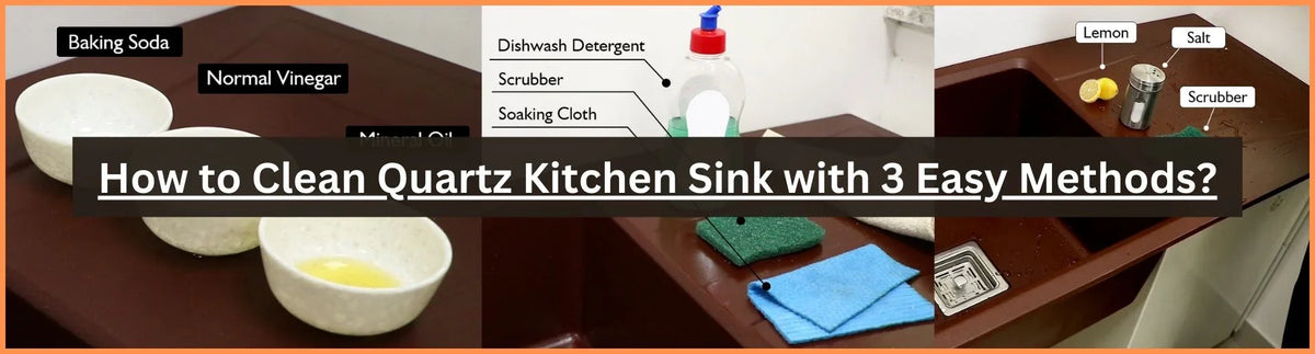 How to Clean Quartz Kitchen Sink with 3 Easy Methods? – Ruhe