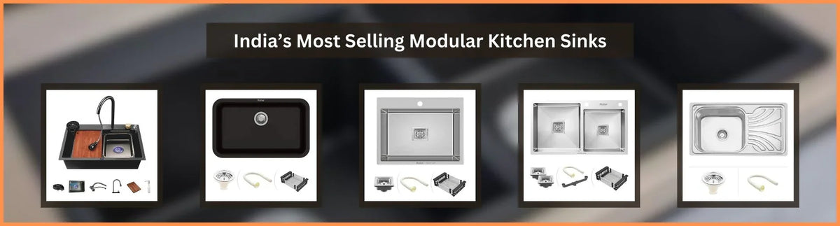 India’s Most Selling Modular Kitchen Sinks – Ruhe