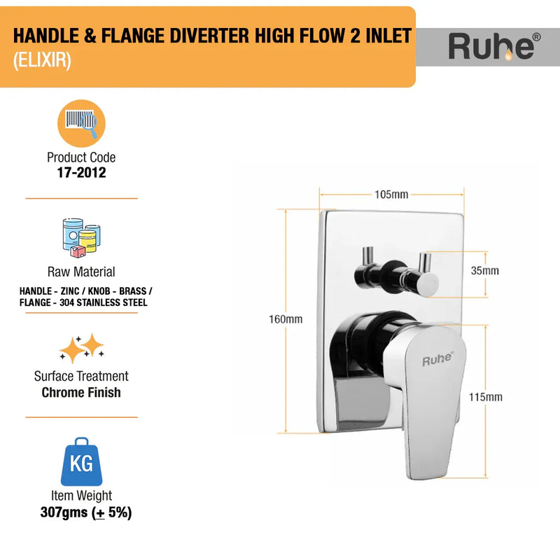 Single Lever Diverter Complete Set 2 and 3 Inlet – Ruhe