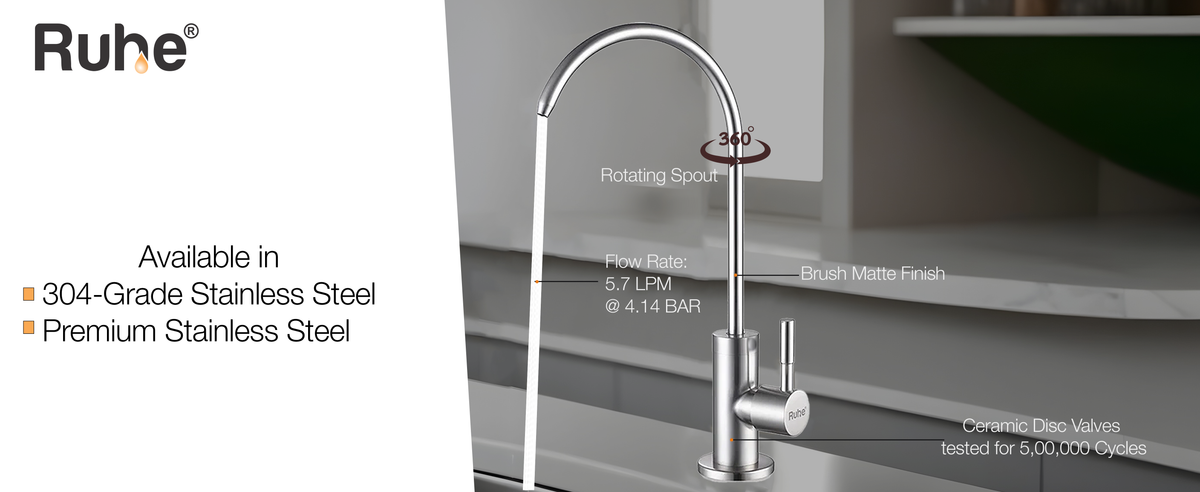 RO Tap/Faucet (304-Grade Stainless Steel) - by Ruhe – Ruhe