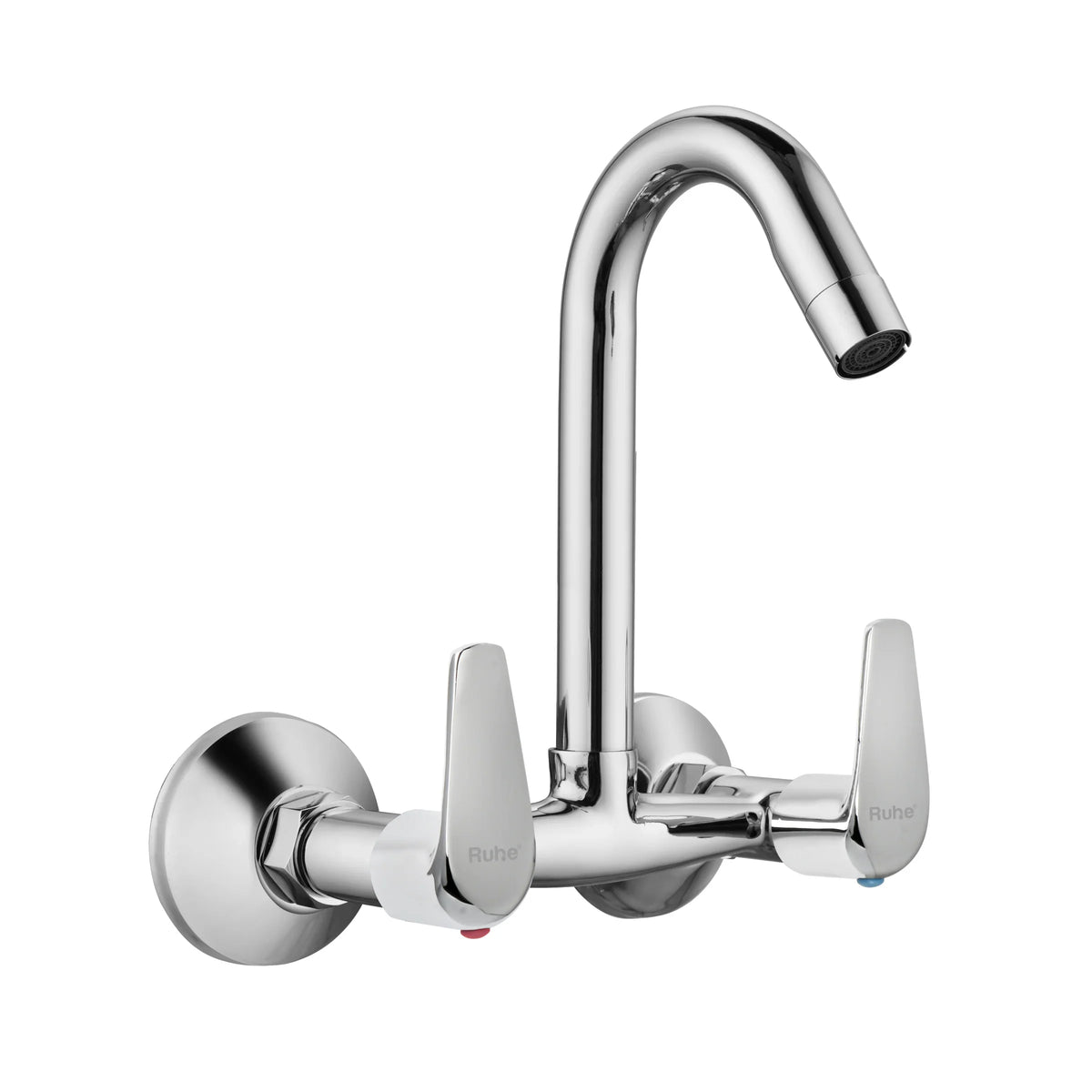 Zen Wall Mount Kitchen Sink Mixer Tap with Small Swivel Spout – Ruhe