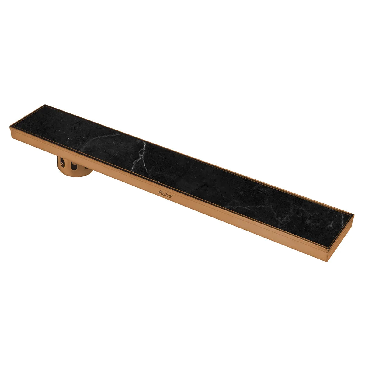 Tile Insert Shower Drain Channel (48 x 5 Inches) Antique Copper PVD Co ...