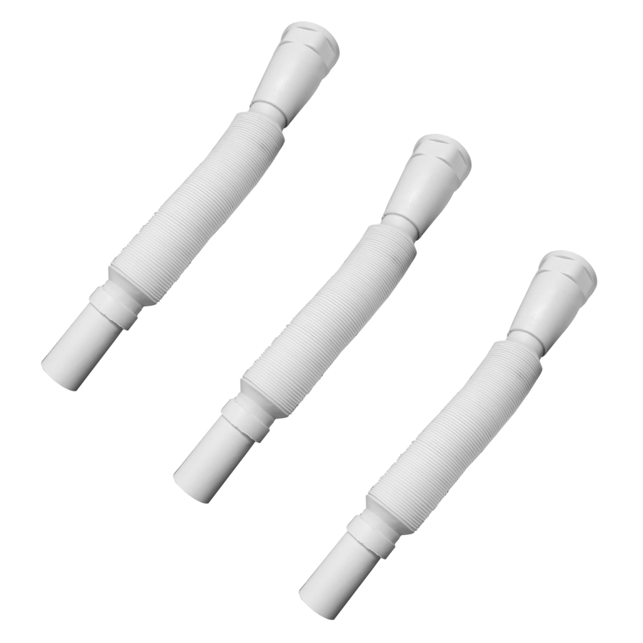 PVC White Flexible Waste Pipe (35 Inches) (Pack of 2) - By Ruhe – Ruhe