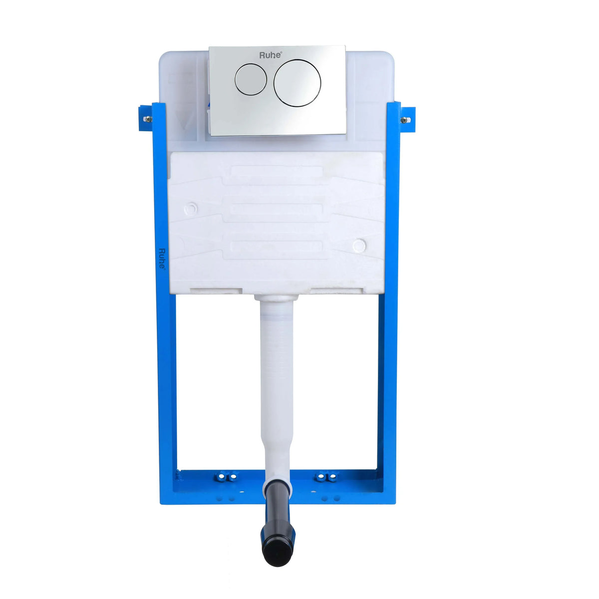 Pneumatic Concealed Cistern for Western Commode with Half Frame – Ruhe