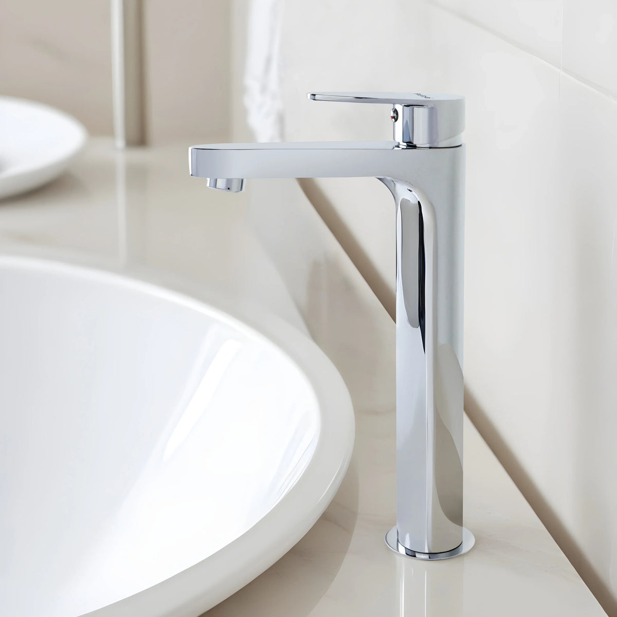 Eclipse Single Lever Deck-mount Tall Body Wash Basin Mixer Tap - by Ru ...