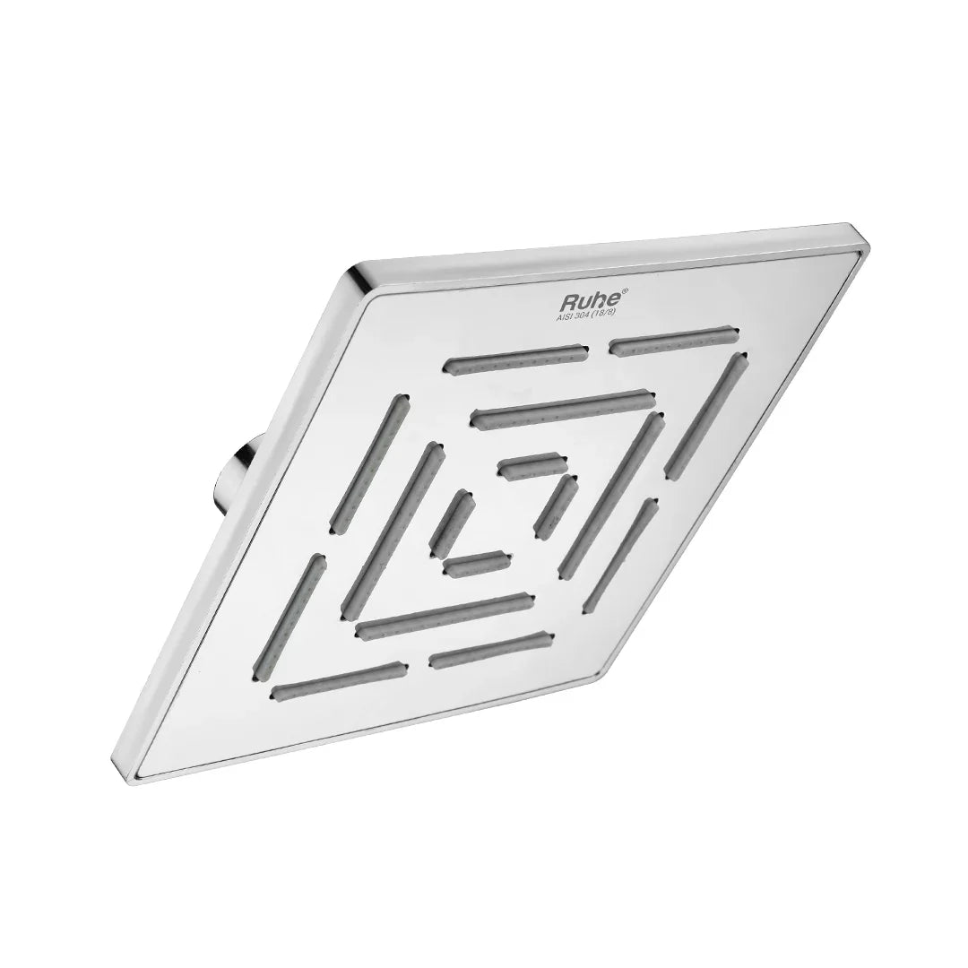 Maze 304-grade SS Overhead Shower (8 x 8 Inches) – Ruhe