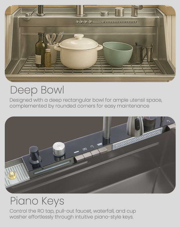 Piano Smart Kitchen Sink – Ruhe