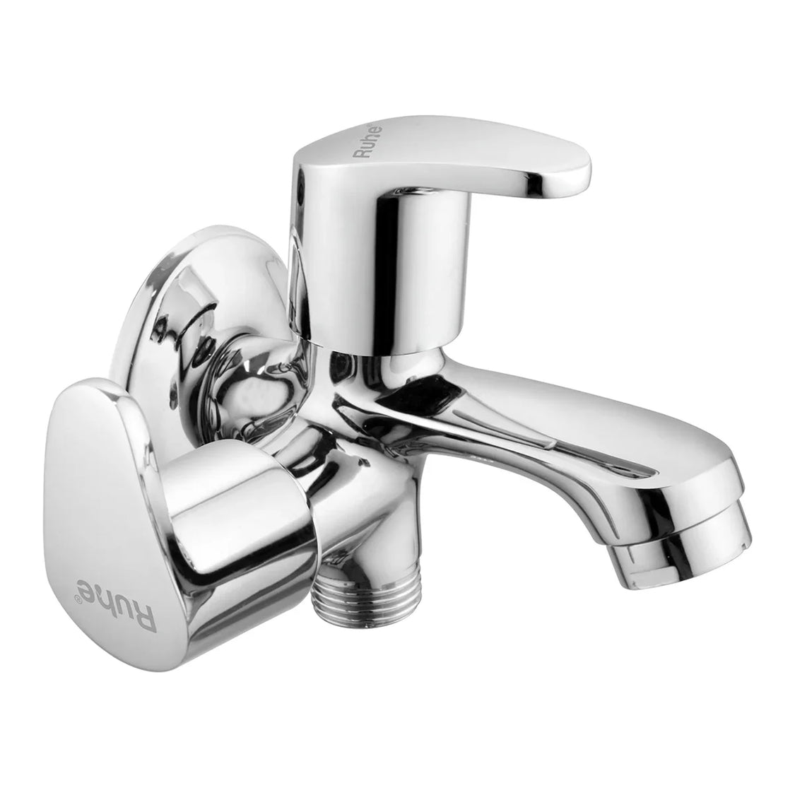 Brass Bib Cock Two Way Double Handle Faucet Online in India – Ruhe