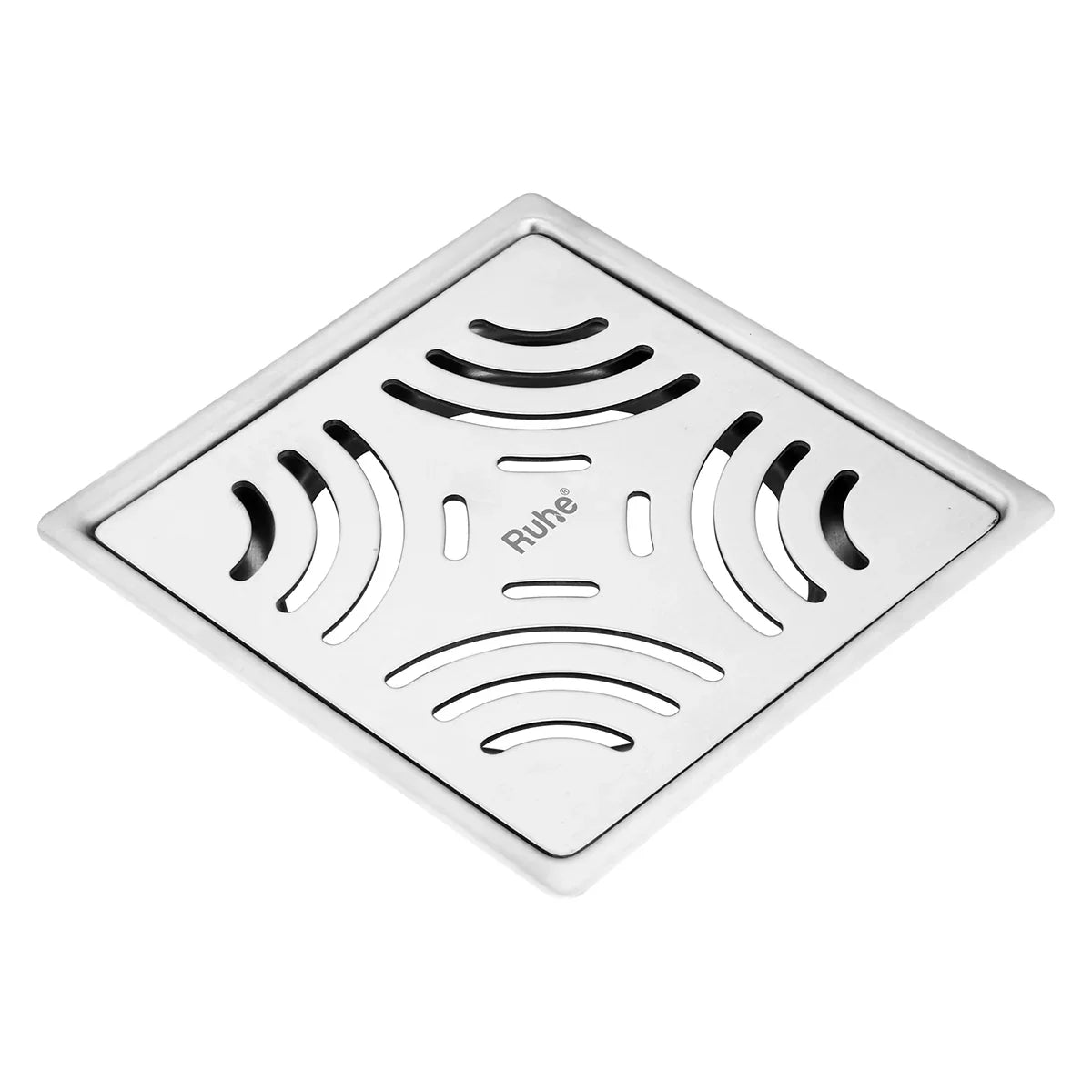 Emerald Square Flat Cut 304-Grade Floor Drain (6 x 6 Inches) - by Ruhe ...