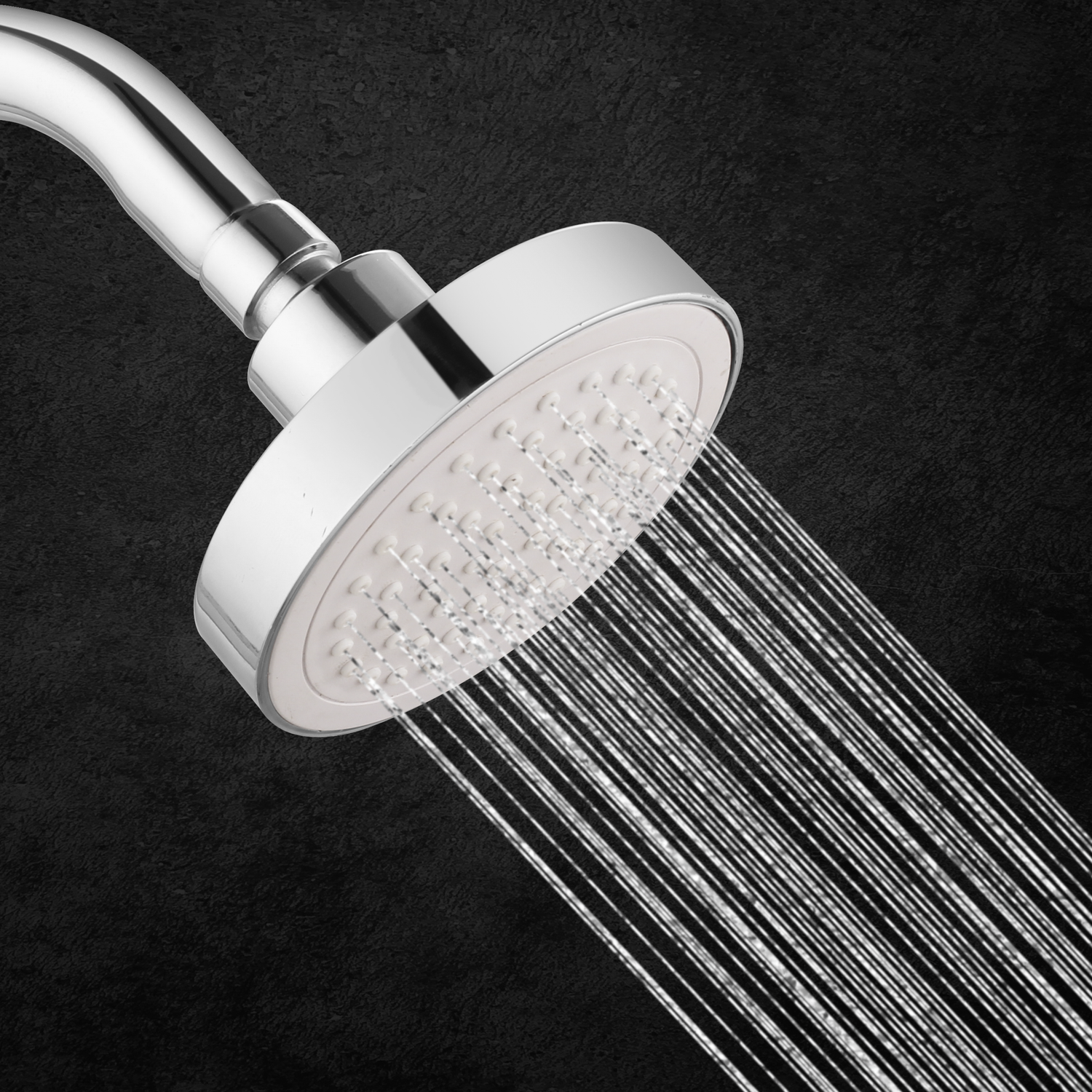 Cosmo Overhead Shower (4 Inches) with Shower Arm (9 Inches) - by Ruhe ...