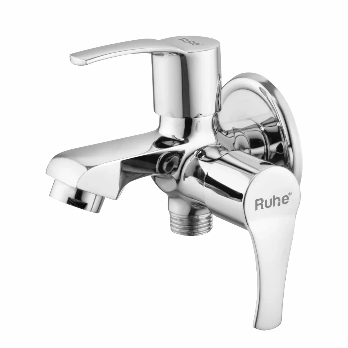Brass Bib Cock Two Way Double Handle Faucet Online in India – Ruhe